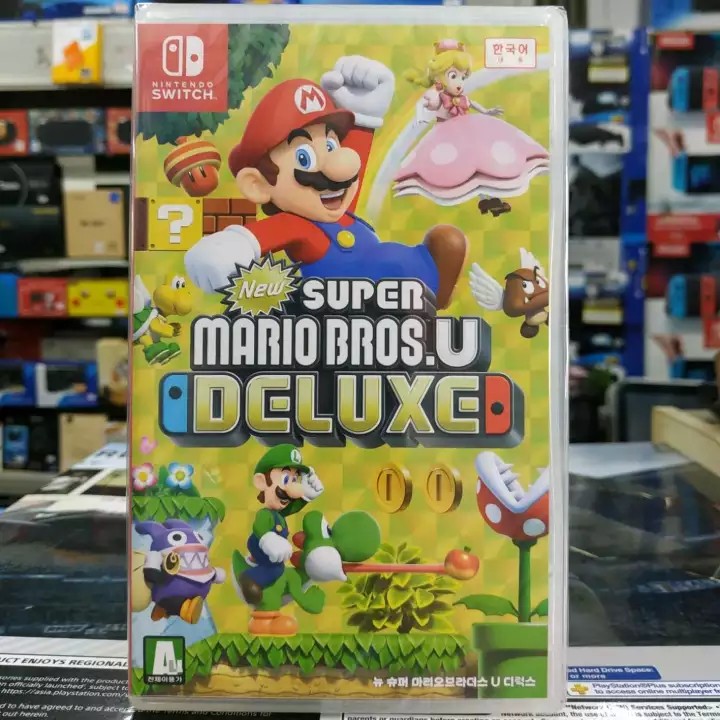 Super Mario Bros U Deluxe (Korean), Video Gaming, Video Games, Nintendo ...