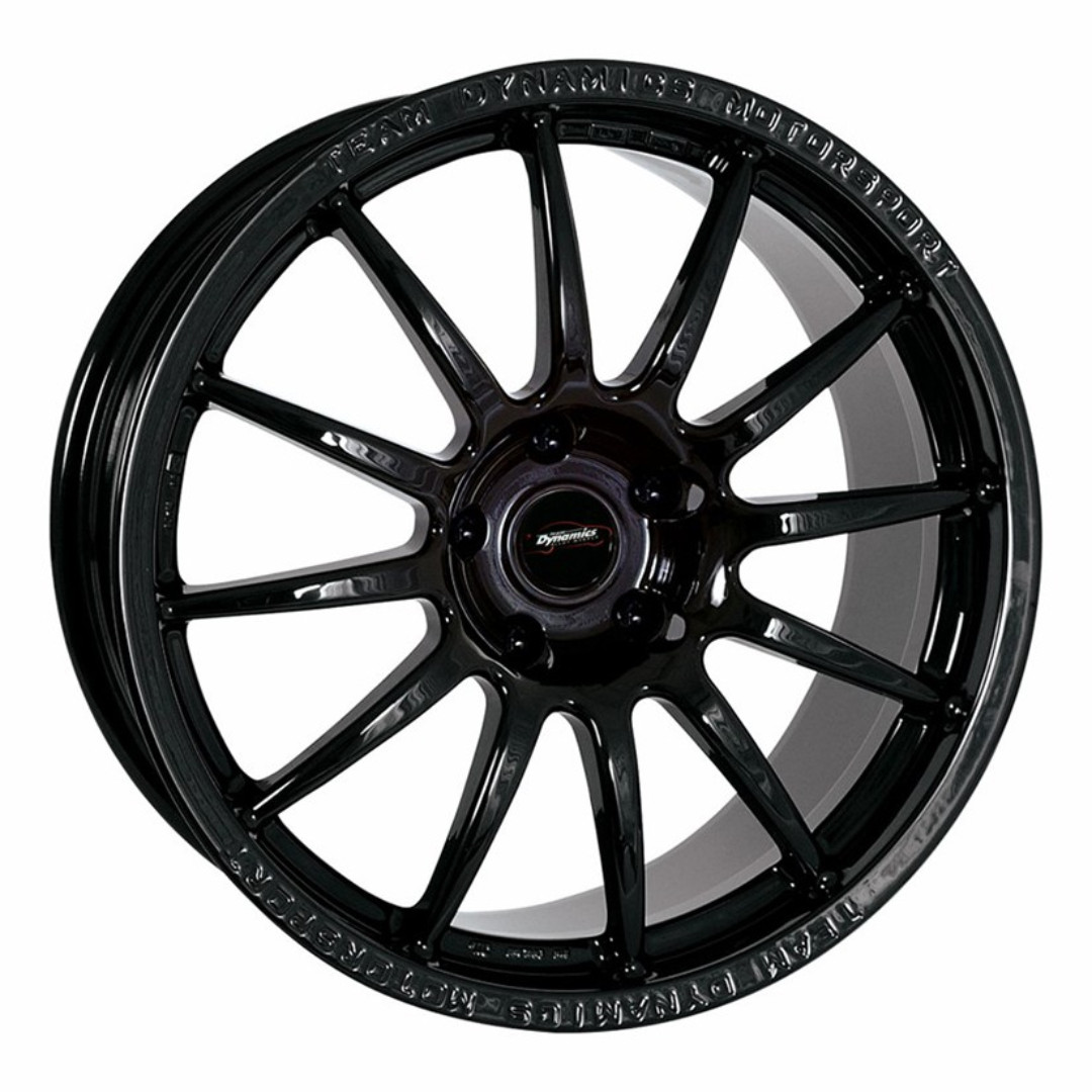 TEAM DYNAMICS PRO RACE 1.2 WHEEL SET 17X8" ET38 5X114 GLOSS BLACK, Car ...