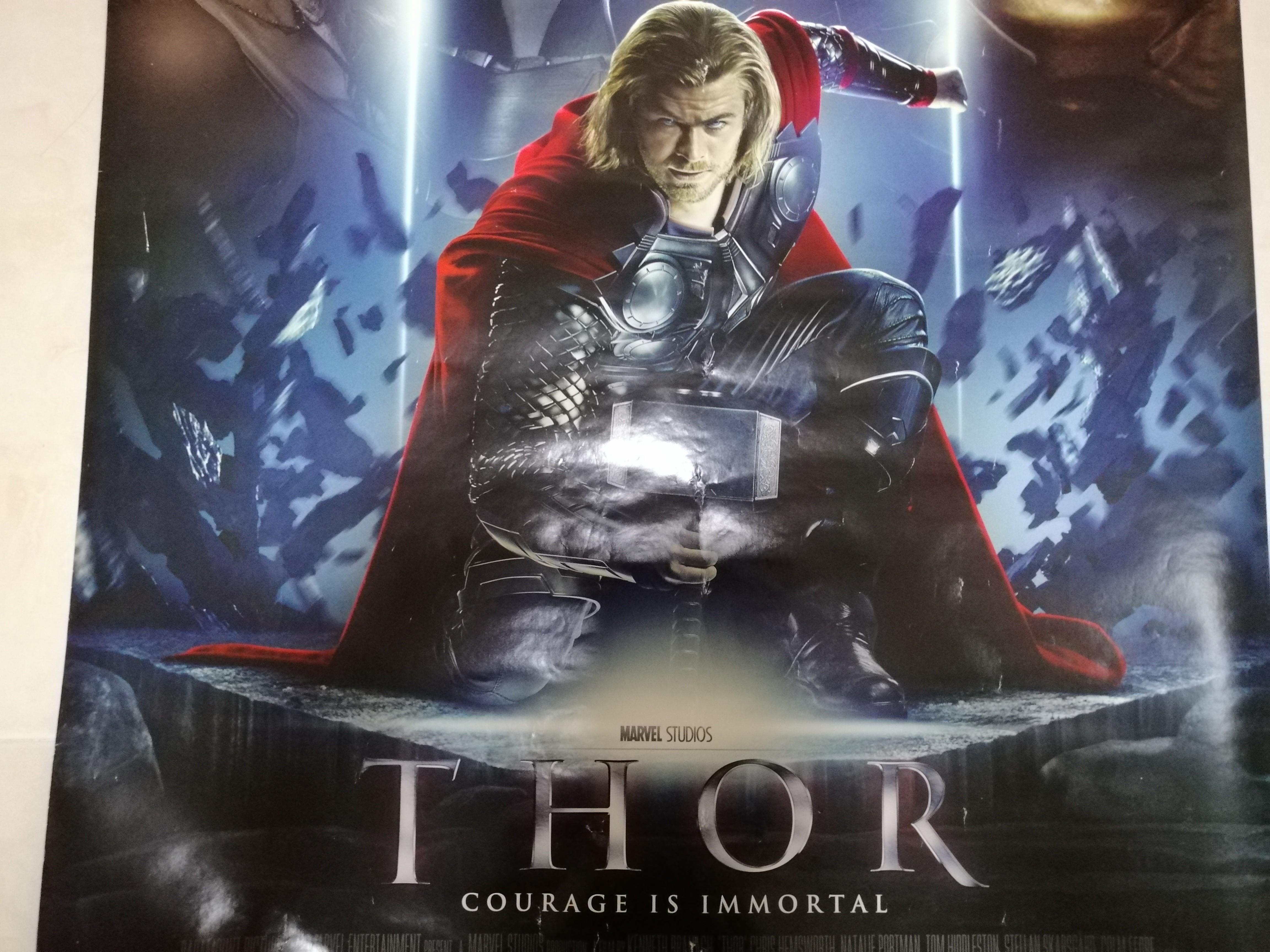 Thor movie poster, Hobbies & Toys, Memorabilia & Collectibles, Vintage ...