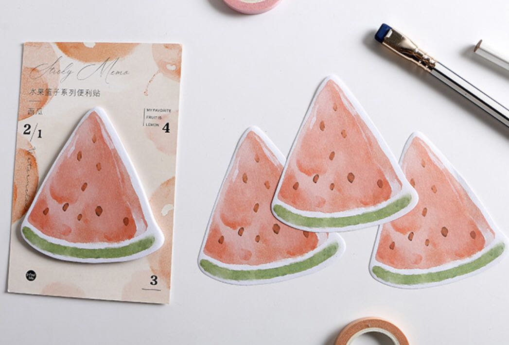 Watermelon Slice Sticky Note / Post It, Hobbies & Toys, Stationery ...