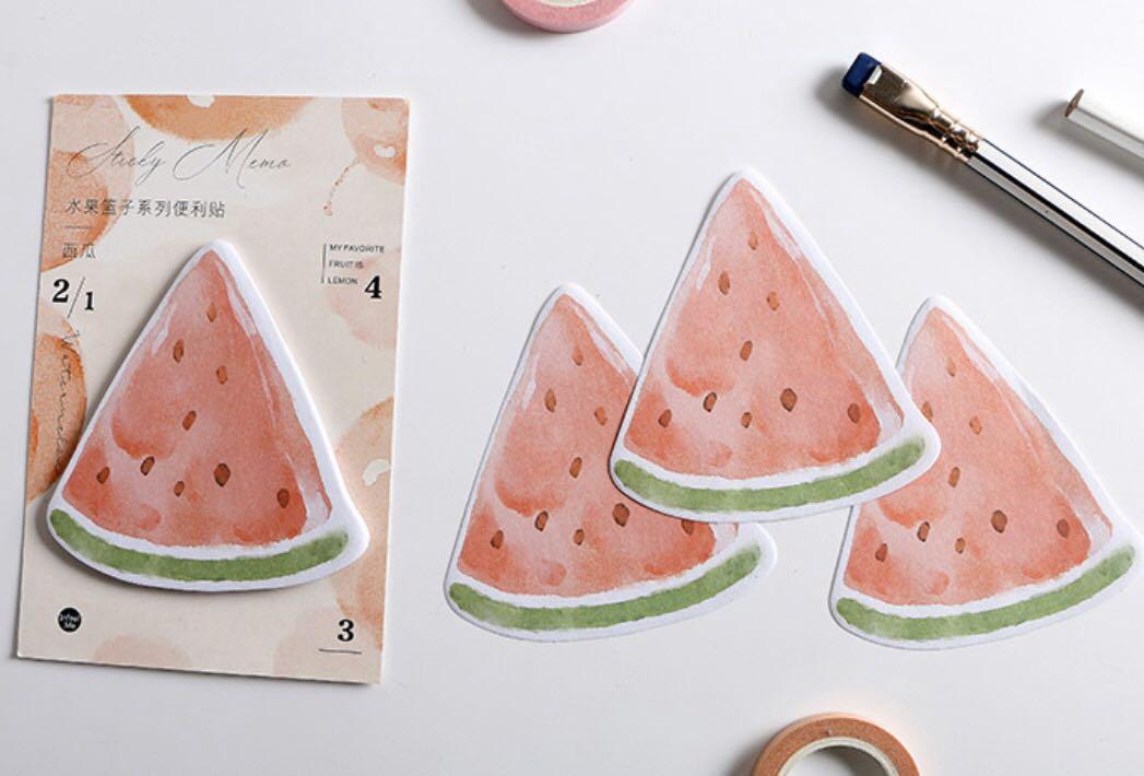 Watermelon Slice Sticky Note / Post It, Hobbies & Toys, Stationery ...