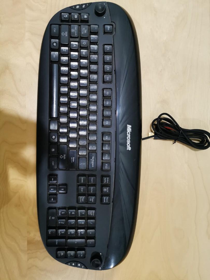 Backlit microsoft keyboard, Computers & Tech, Parts & Accessories ...