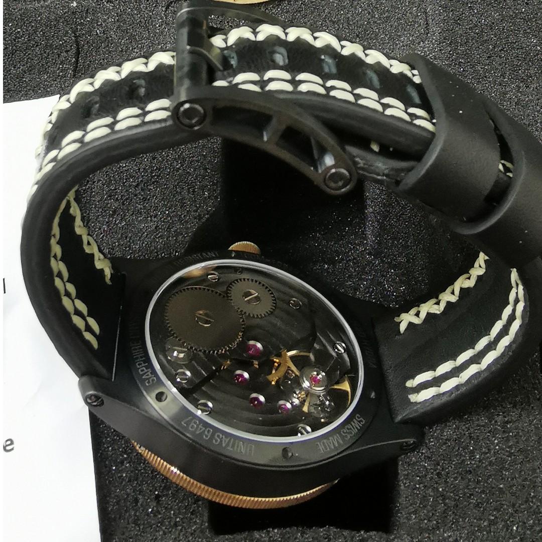 Custom H2O Hydra DLC Titanium Dress Diver Watch, Luxury, Watches on ...