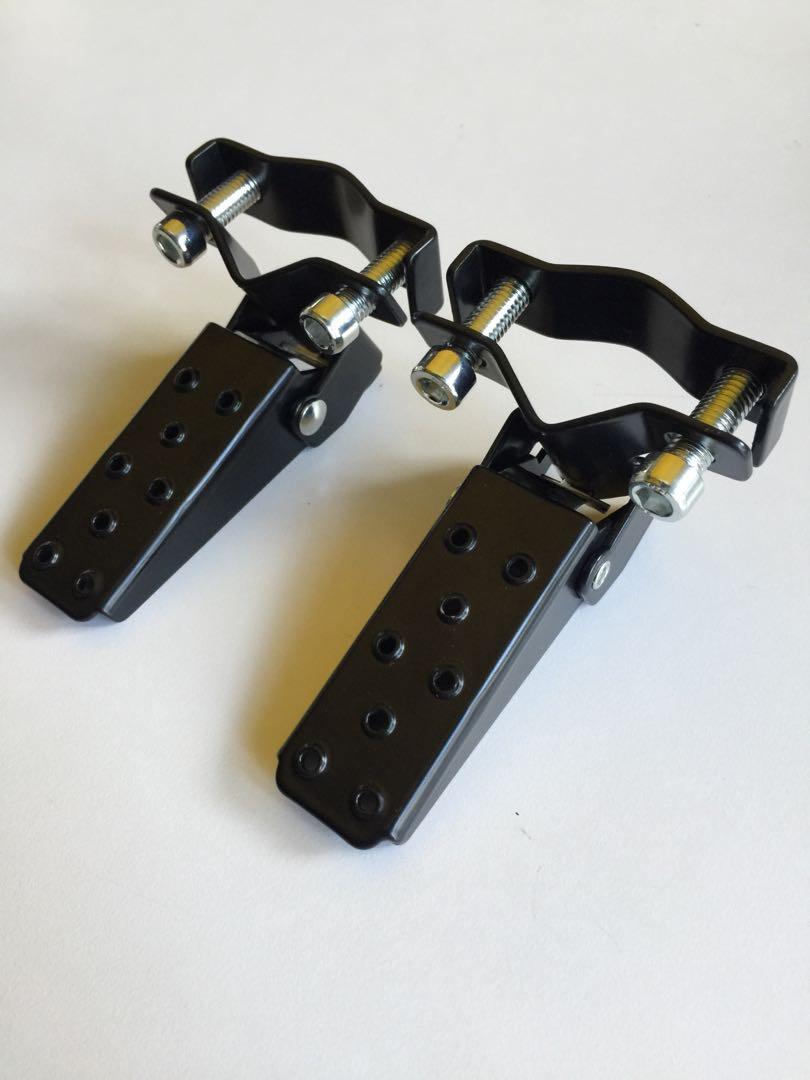 Foldable Vertical Mount Foot Rest Foot Peg For Rear Rider Passenger ...