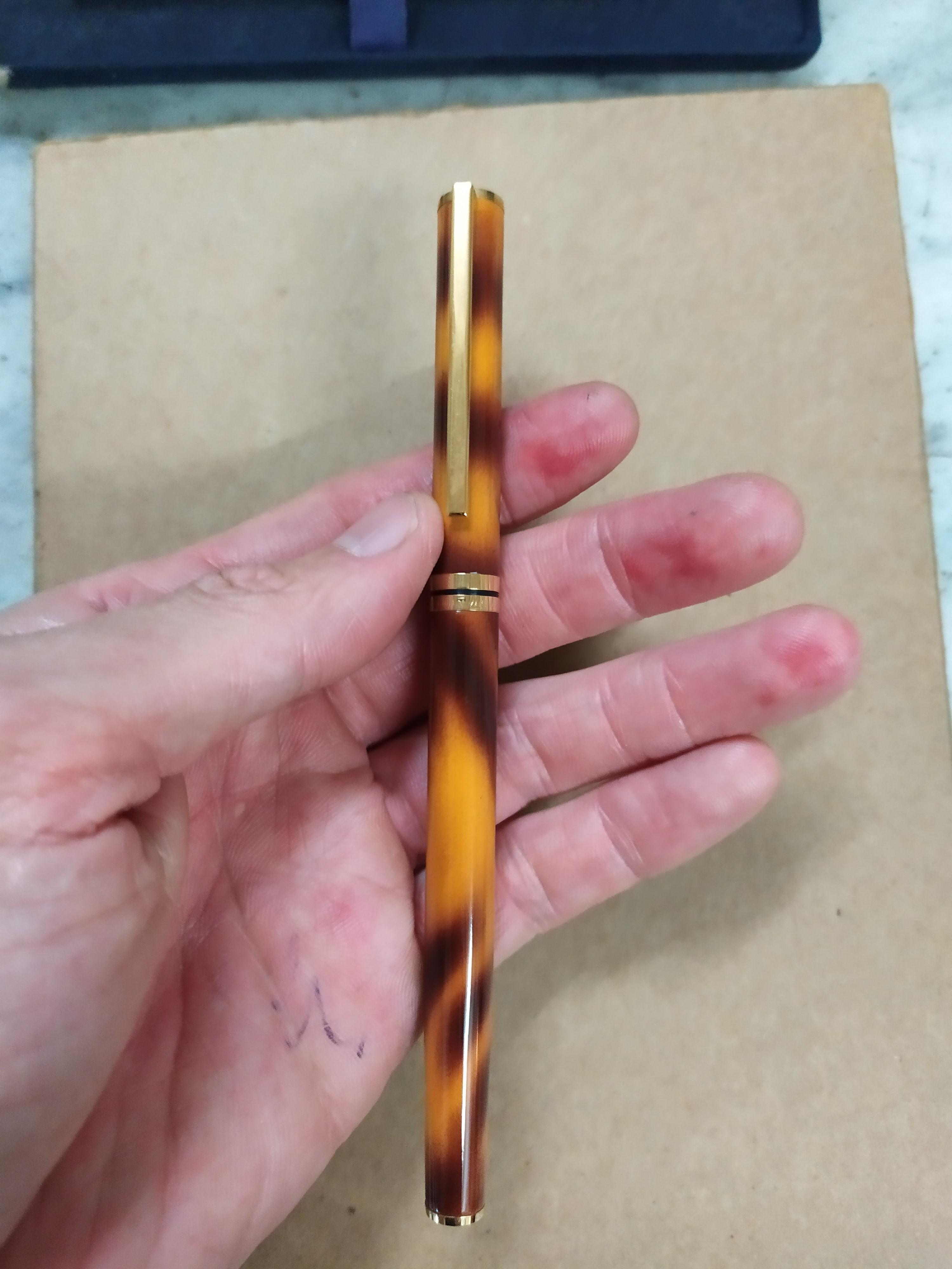 France Waterman Marble Brown Fountain & Ball Pen Set, Furniture & Home ...