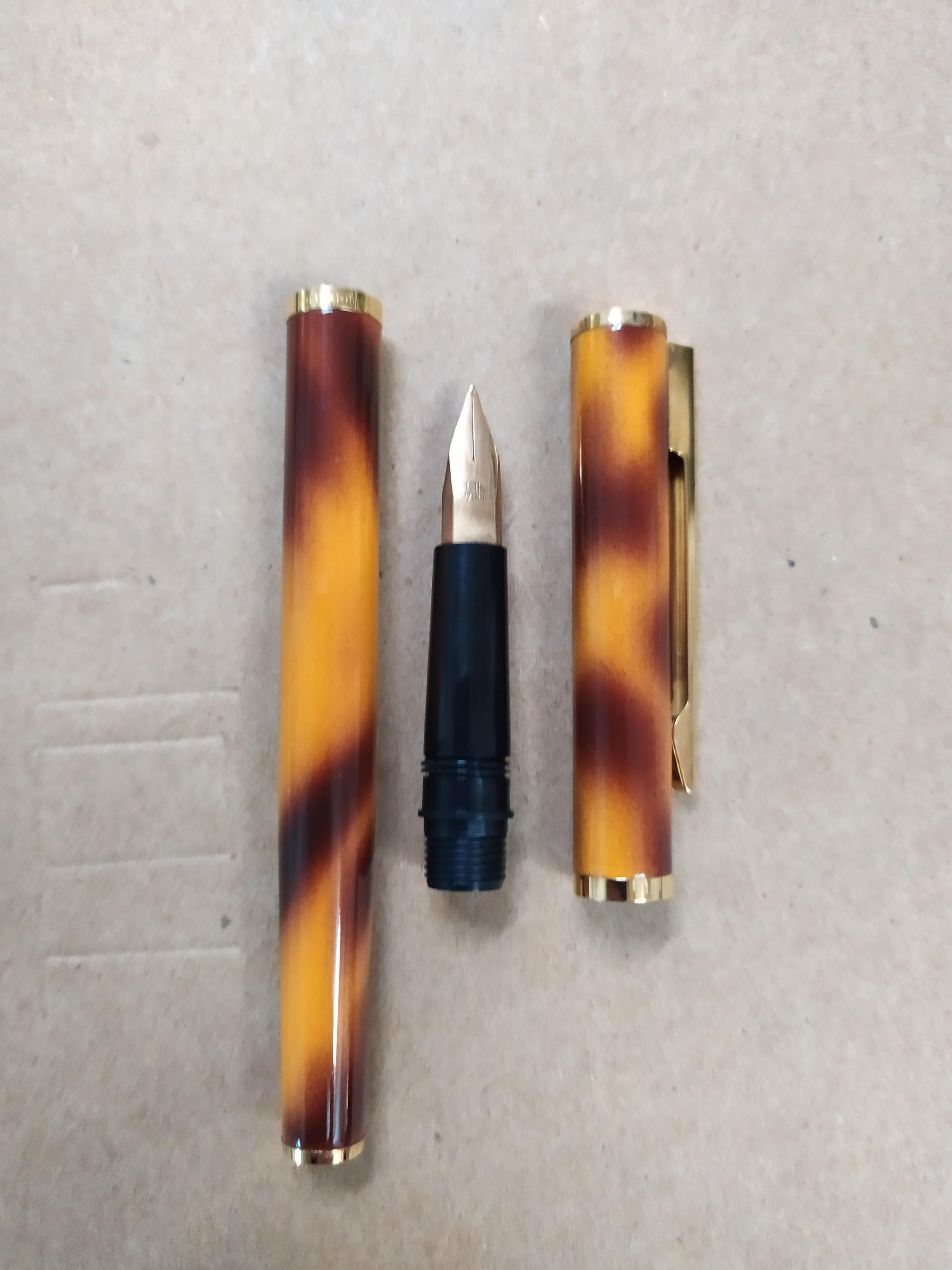 France Waterman Marble Brown Fountain & Ball Pen Set, Furniture & Home ...