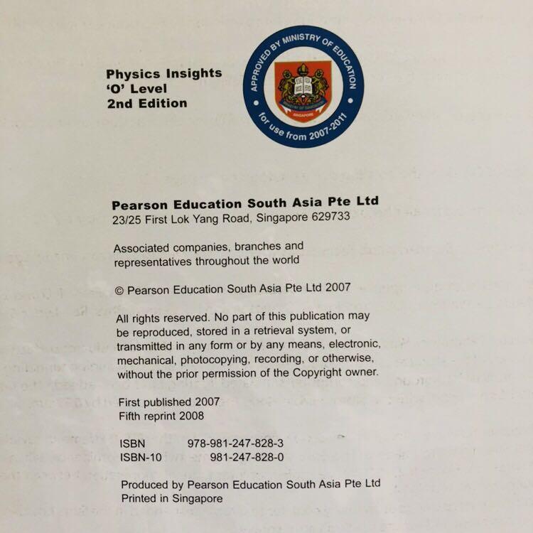 GCE O Level Physics Textbook, Hobbies & Toys, Books & Magazines ...