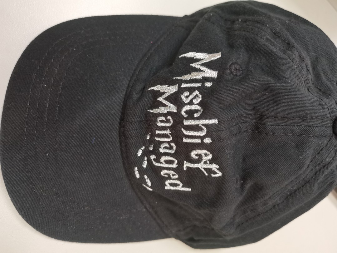 Harry Potter mischief managed cap, Men's Fashion, Watches & Accessories ...