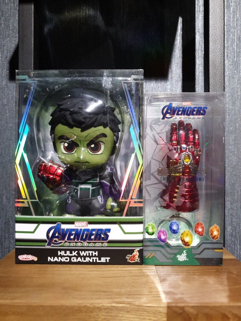 Hot Toys Avengers: Endgame Hulk with Nano Gauntlet Cosbaby and Nano ...