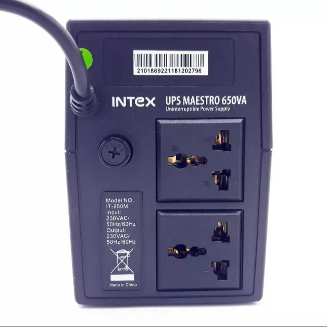 Intex UPS 650VA Uninterruptible Power Supply, Computers & Tech, Parts ...