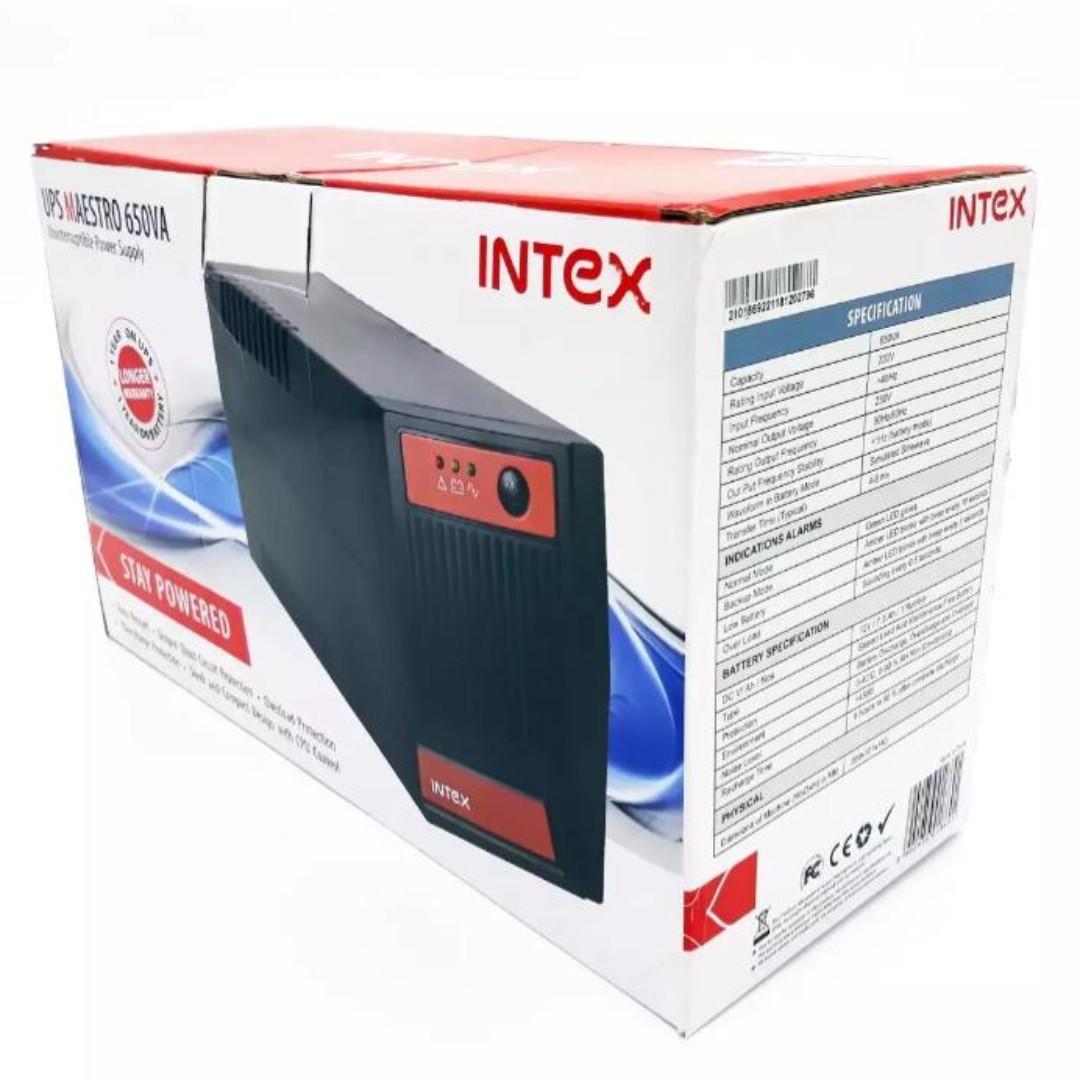 Intex UPS 650VA Uninterruptible Power Supply, Computers & Tech, Parts ... Intex UPS 650VA Uninterruptible Power Supply, Computers & Tech, Parts ...
