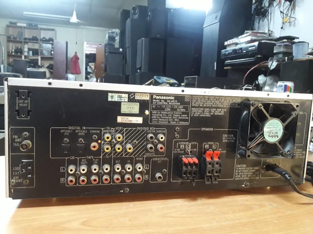 Ku panasonic av stereo amp, Audio, Soundbars, Speakers & Amplifiers on ...