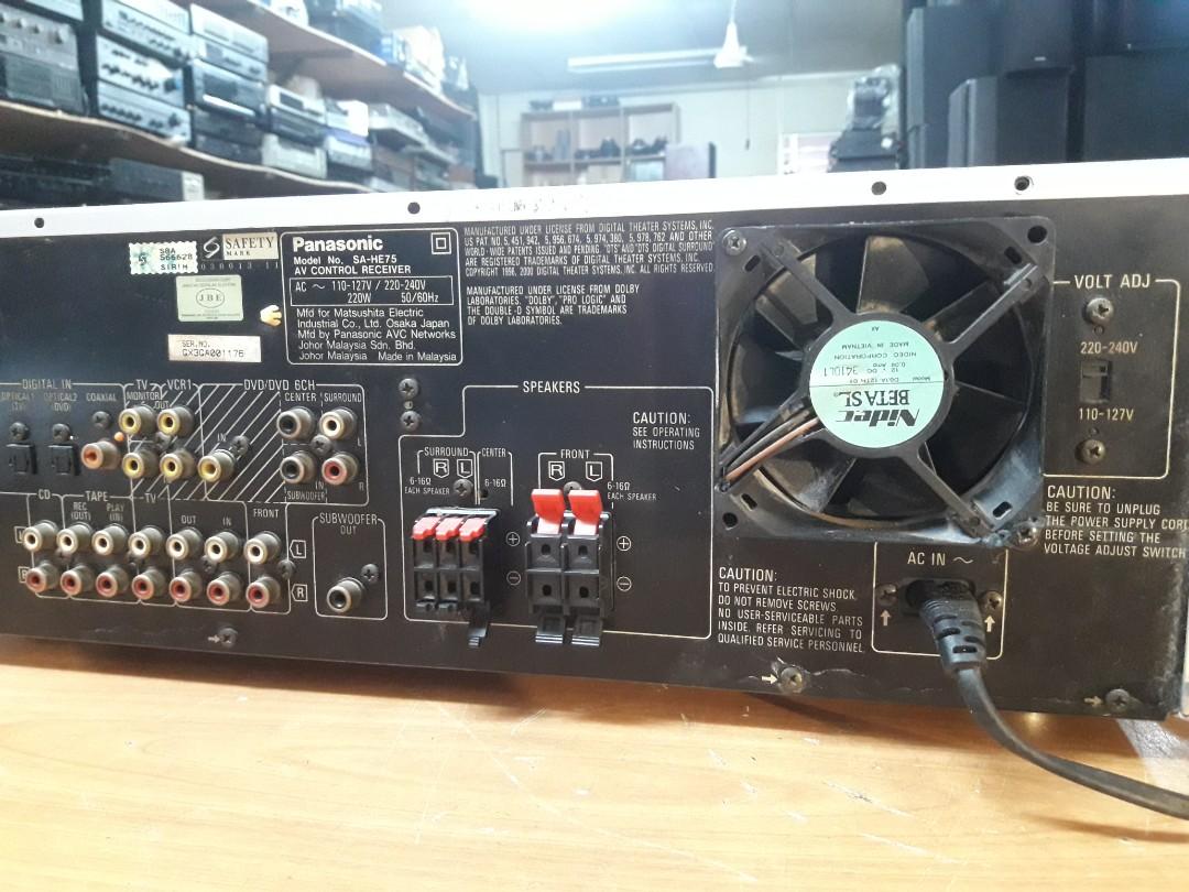 Ku panasonic av stereo amp, Audio, Soundbars, Speakers & Amplifiers on ...