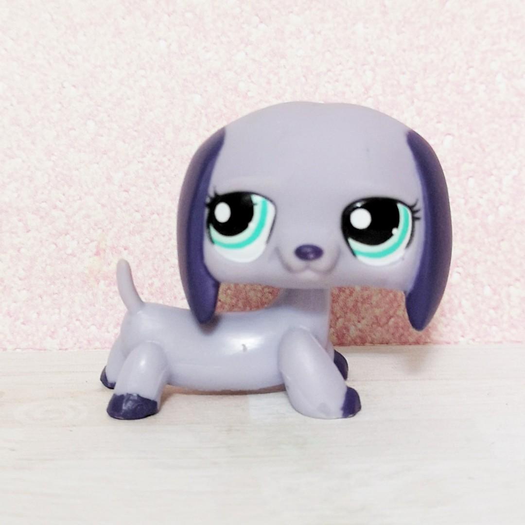 Littlest Pet Shop lps purple dachshund dog, Hobbies & Toys, Toys ...