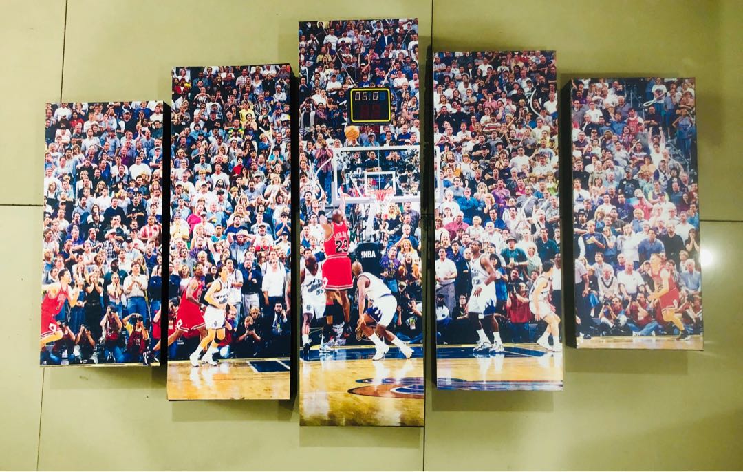 Michael Jordan frame, Furniture & Home Living, Home Decor, Frames ...