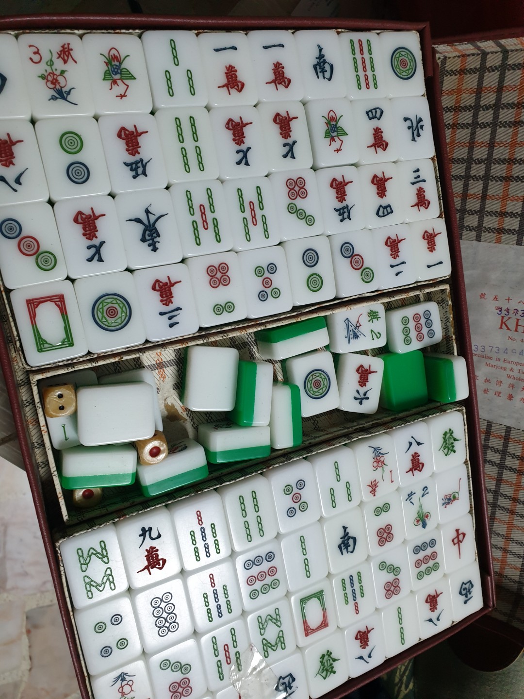 Mini Mahjong Set, Hobbies & Toys, Toys & Games on Carousell