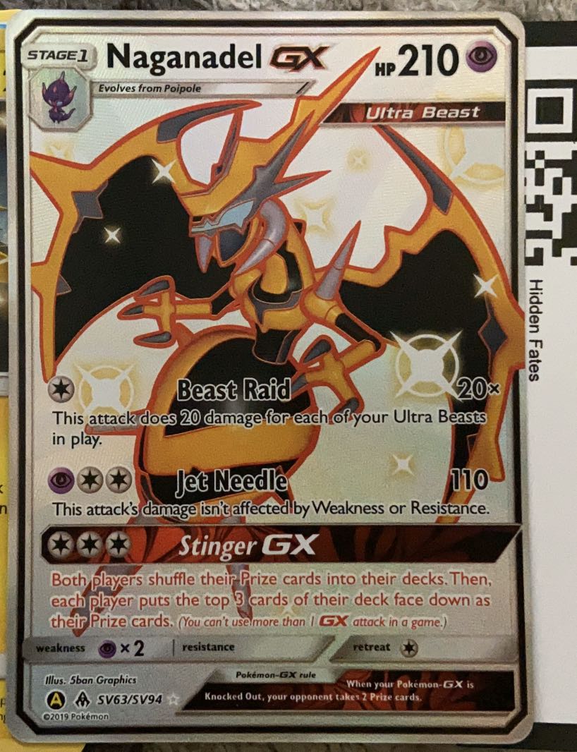 Naganadel gx pokemon card, Hobbies & Toys, Toys & Games on Carousell