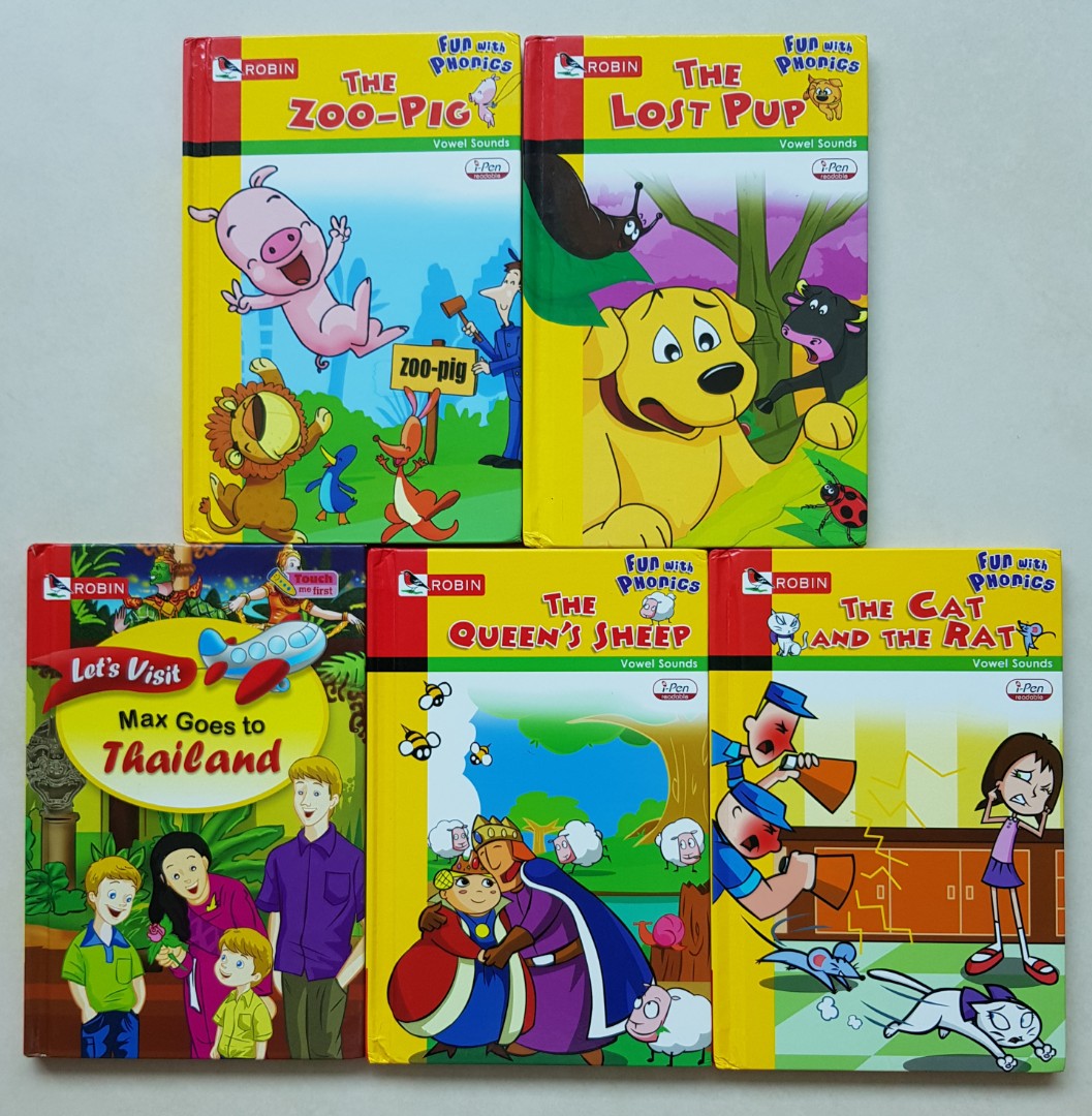 ROBIN Story Books x5, Hobbies & Toys, Books & Magazines, Children's ...