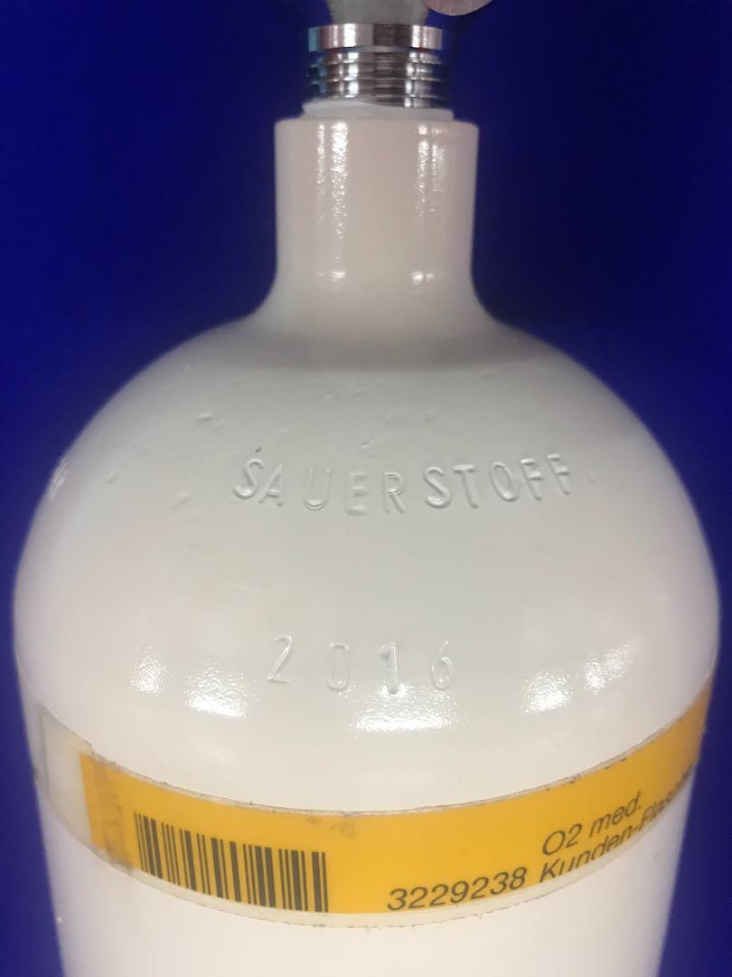 Sauerstoffflaschen Aluminium oxygen cylinder-2 Liter, Furniture & Home ...