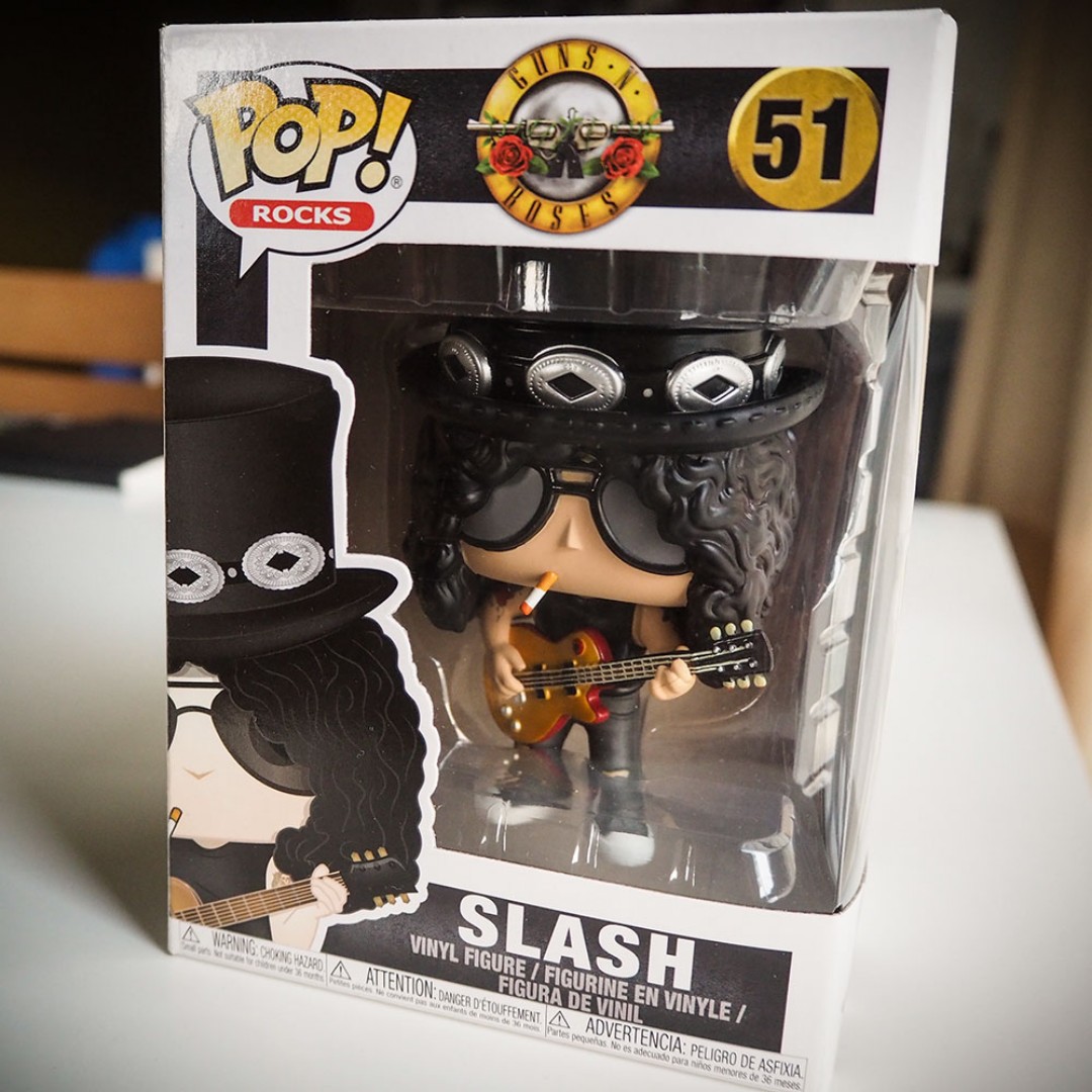 SLASH (Funko Pop Rocks #51), Hobbies & Toys, Toys & Games on Carousell