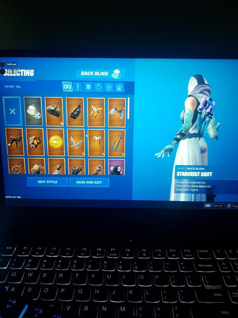 Stacked Fortnite account(Glow skin,Ikonik, Video Gaming, Gaming ...