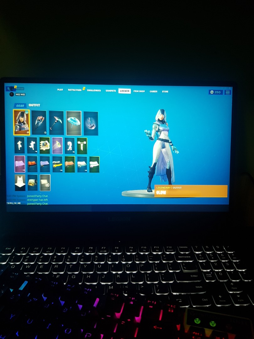 Stacked Fortnite account(Glow skin,Ikonik, Video Gaming, Gaming ...