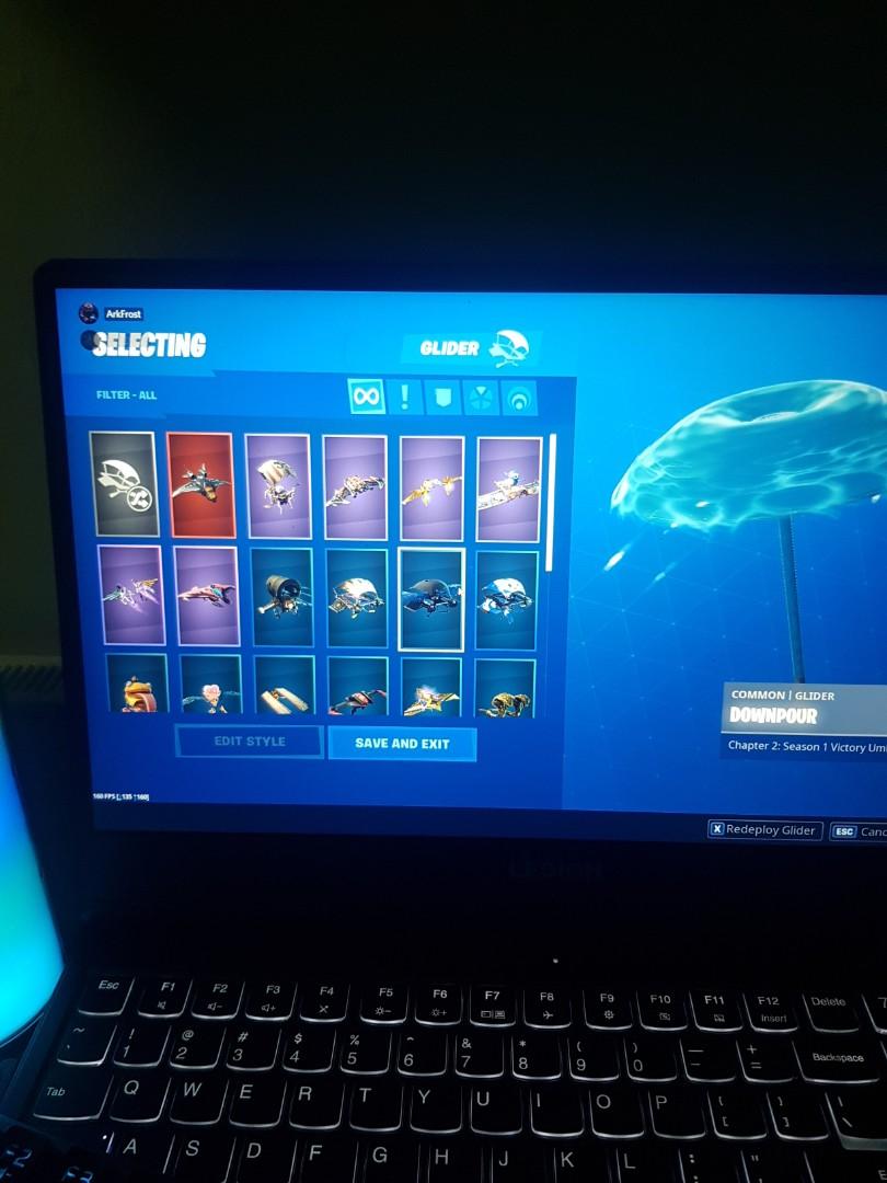 Stacked Fortnite account(Glow skin,Ikonik, Video Gaming, Gaming ...