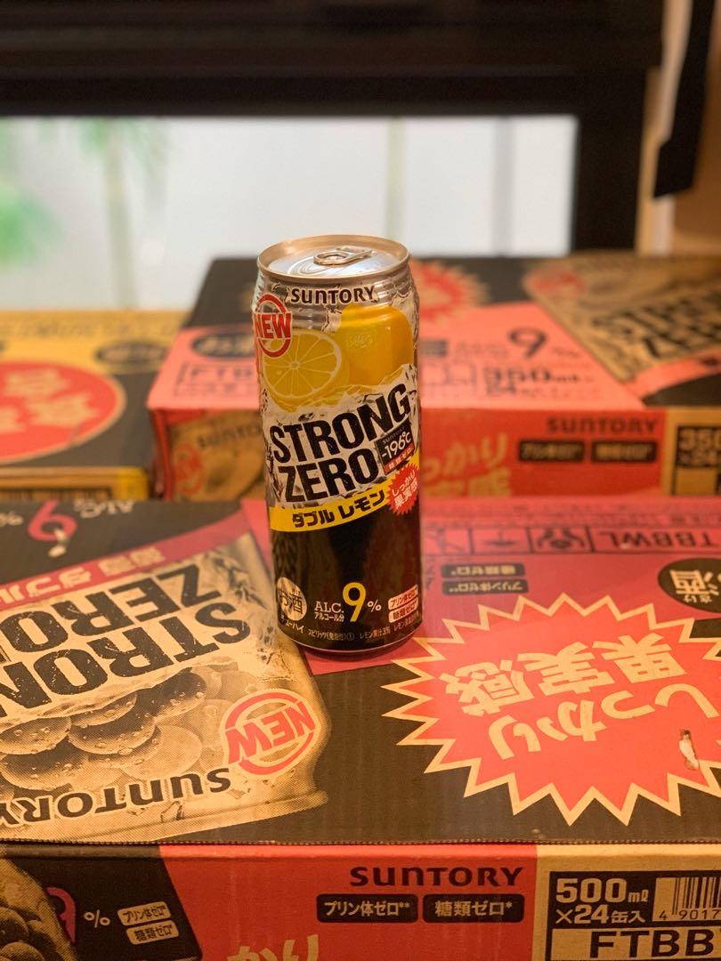 Suntory Strong Zero 9% Alcohol Imported from Japan, Food & Drinks ...