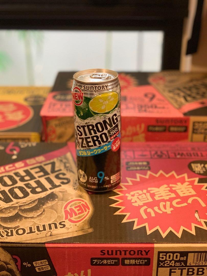 Suntory Strong Zero 9% Alcohol Imported from Japan, Food & Drinks ...
