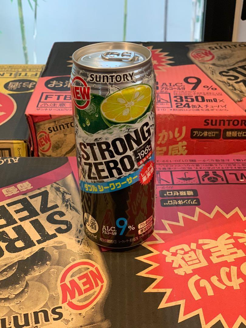 Suntory Strong Zero 9% Alcohol Imported from Japan, Food & Drinks ...