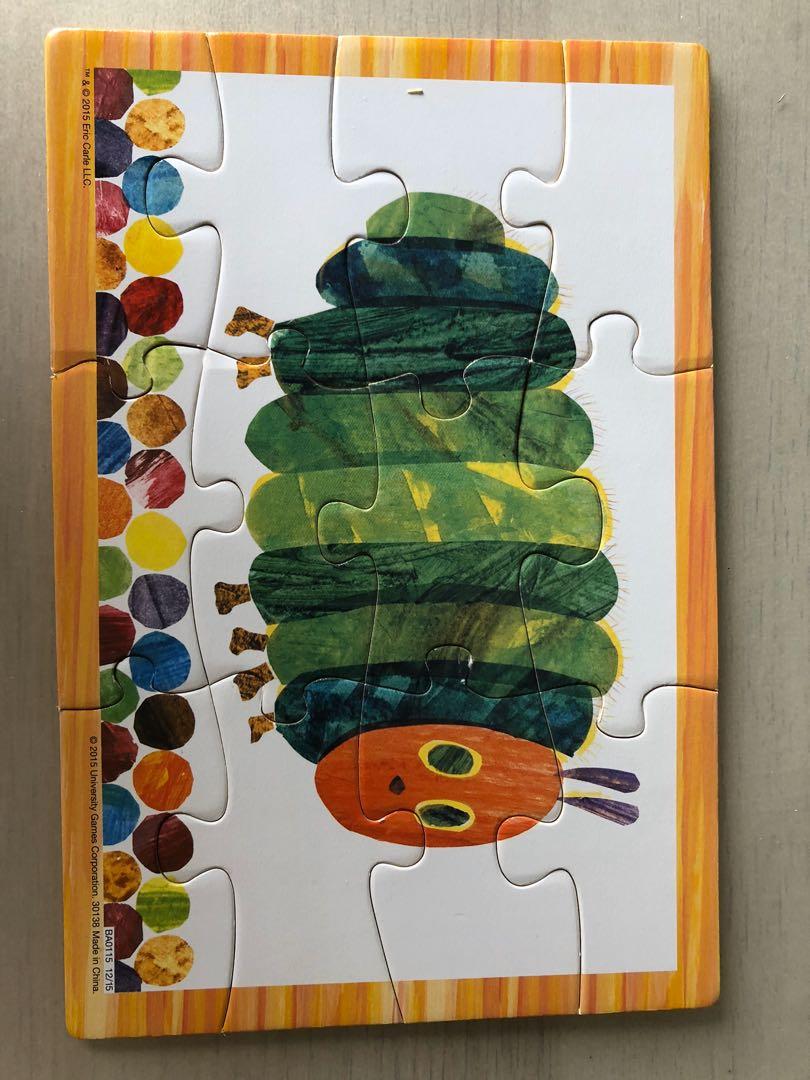 The very hungry caterpillar 4-in-1 wooden jigsaw puzzle set, Toys ...