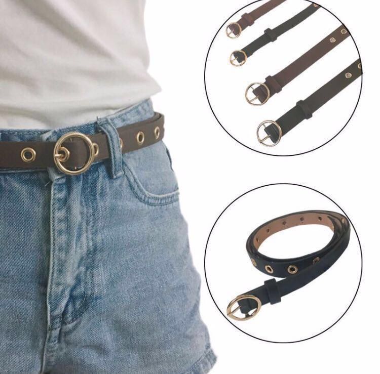 ulzzang retro metal holes belt, Women's Fashion, Accessories, Belts on ...