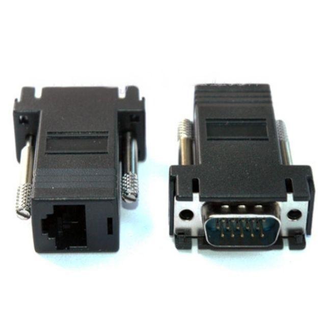 【現貨】VGA轉RJ45轉接頭 (VGA轉網路線), 電腦及科技產品, 電腦周邊產品, 轉接線及轉換器在旋轉拍賣
