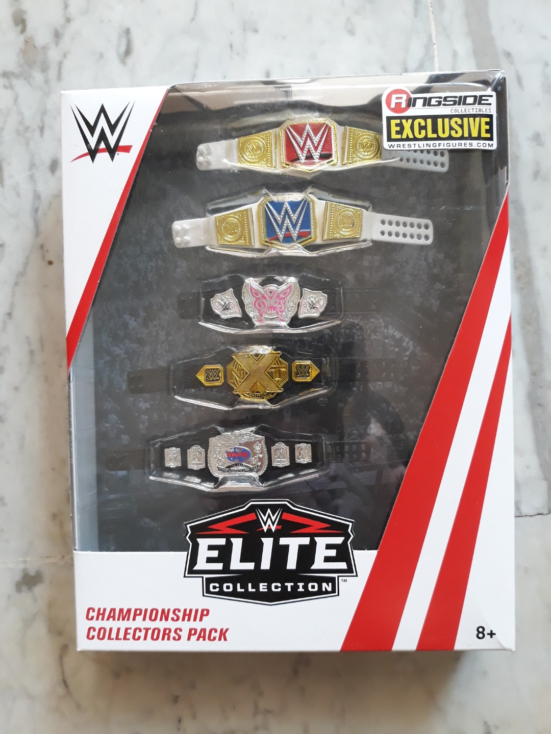 WWE Ringside Exclusive Championship Collectors Pack Belt Set, Toys ...