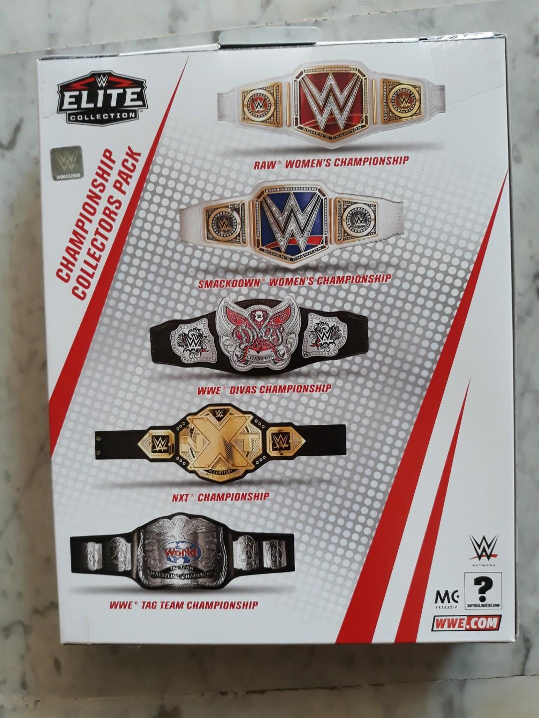 WWE Ringside Exclusive Championship Collectors Pack Belt Set, Toys ...