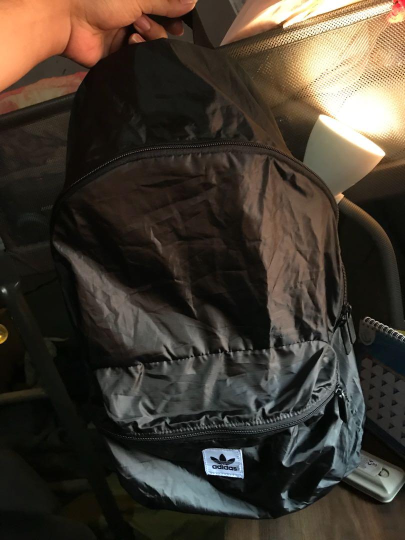 adidas packable backpack (new/baru), Fesyen Pria, Tas & Dompet , Ransel ...