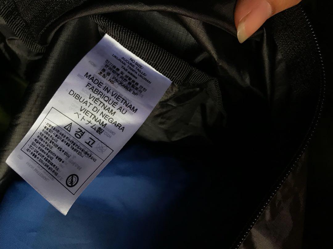 adidas packable backpack (new/baru), Fesyen Pria, Tas & Dompet , Ransel ...