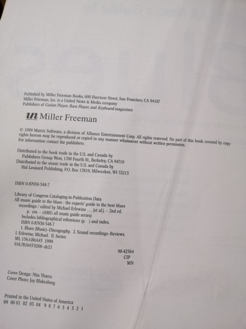 Amg all music guide to the blues, Hobbies & Toys, Books & Magazines ...