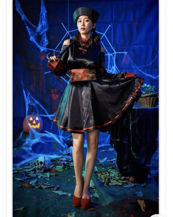 Chinese Zombie Jiang shi Vampire costume, Women's Fashion, Dresses ...