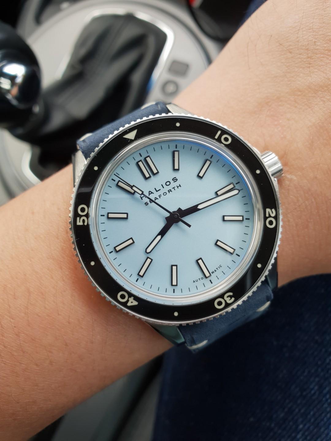 Halios Seaforth Pastel Blue, Luxury, Watches on Carousell