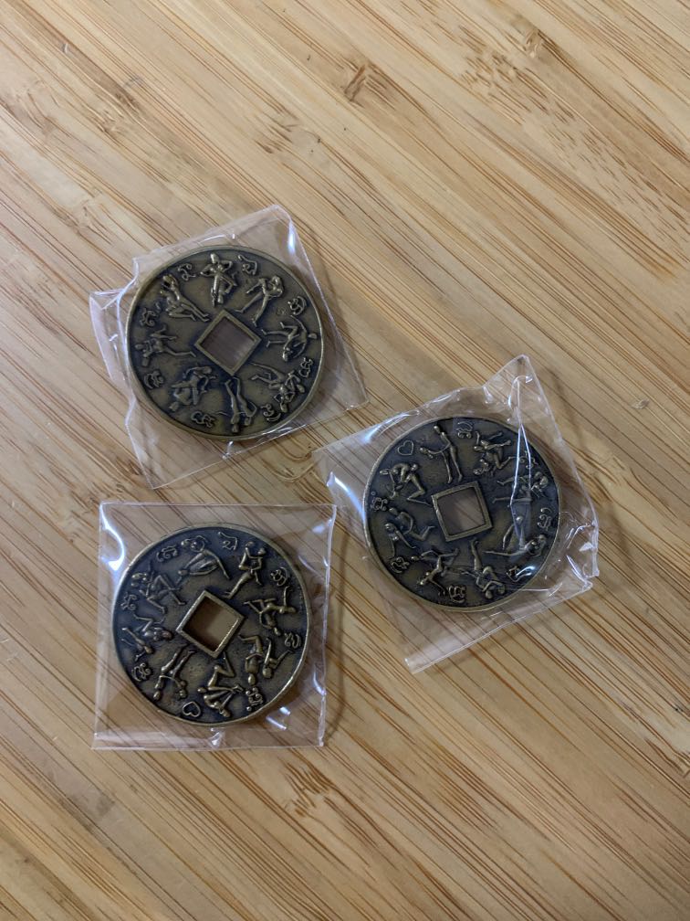 Karma sutra coin, Hobbies & Toys, Religious Items on Carousell
