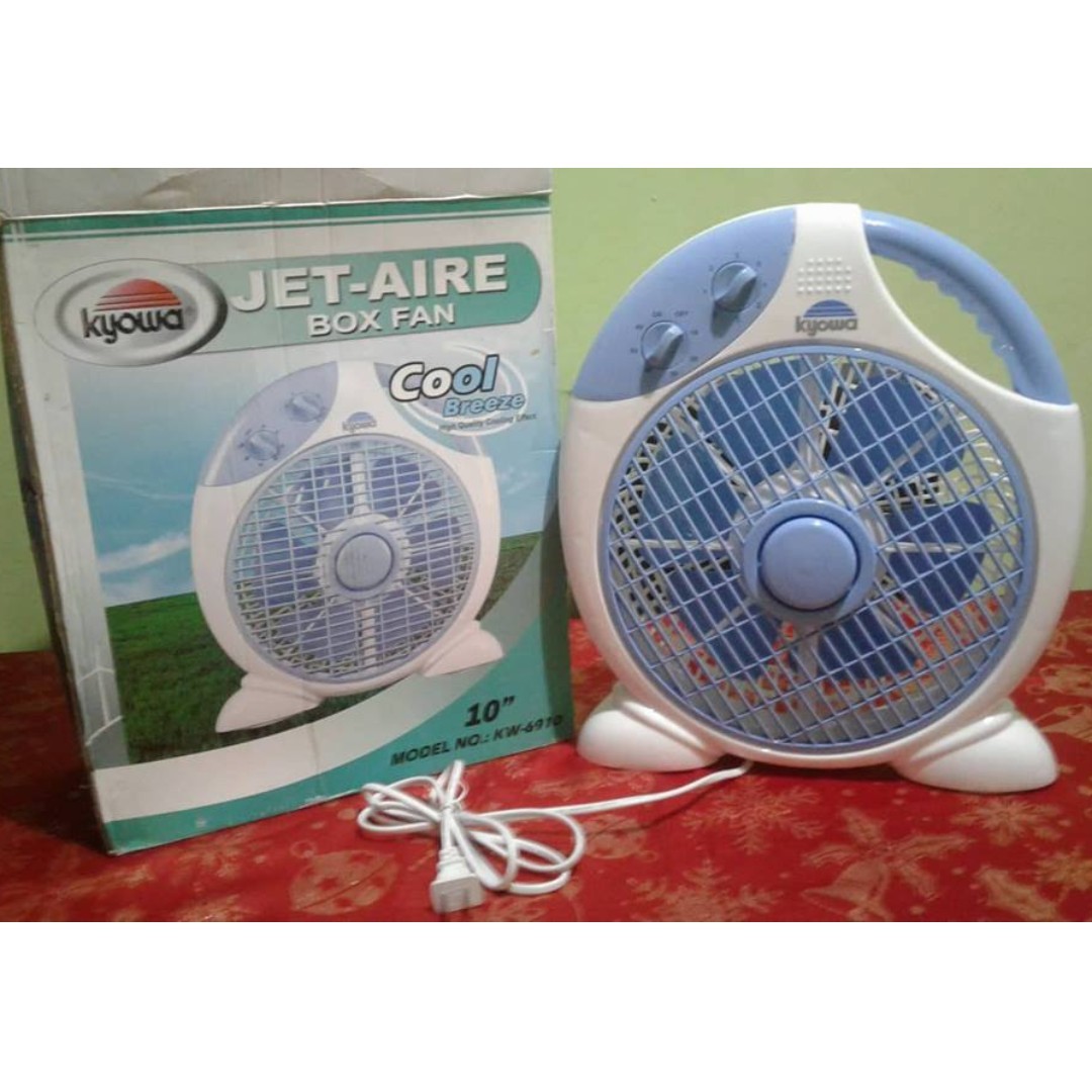 Kyowa Jet-Aire Box Fan, Furniture & Home Living, Lighting & Fans, Fans ...
