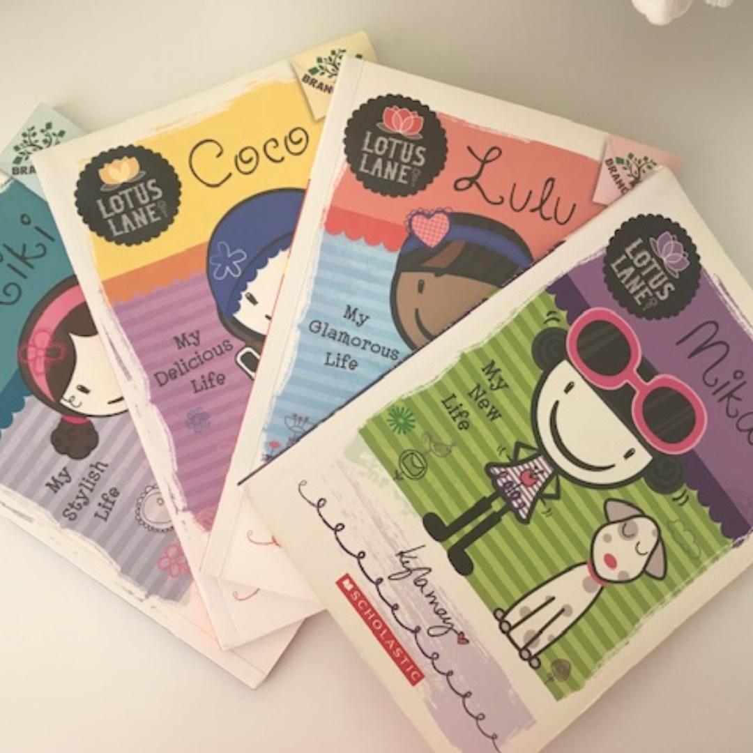 Lotus Lane Books (Kiki, Coco, Lulu, Mika) 4 pcs original, Hobbies ...