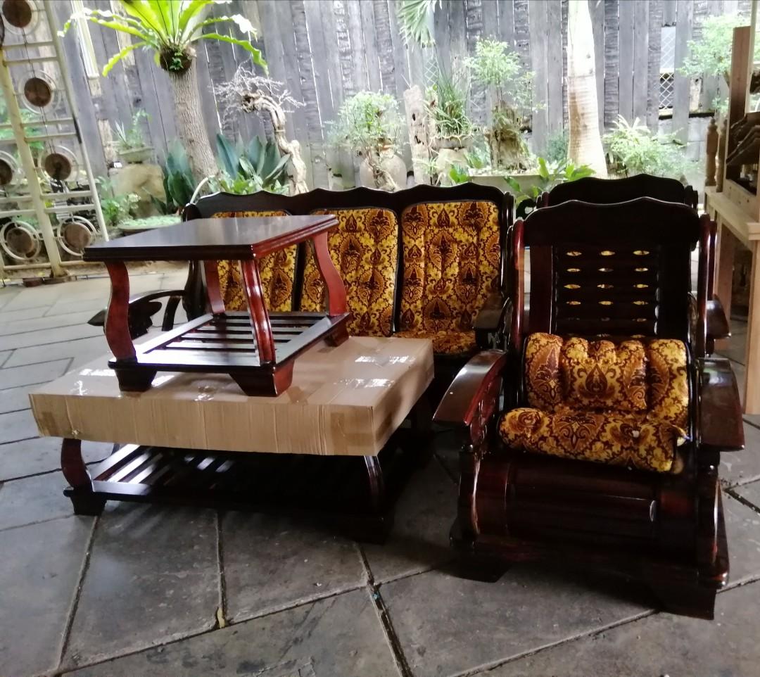 Malaysian Sala Set, Furniture & Home Living, Furniture, Sofas on Carousell