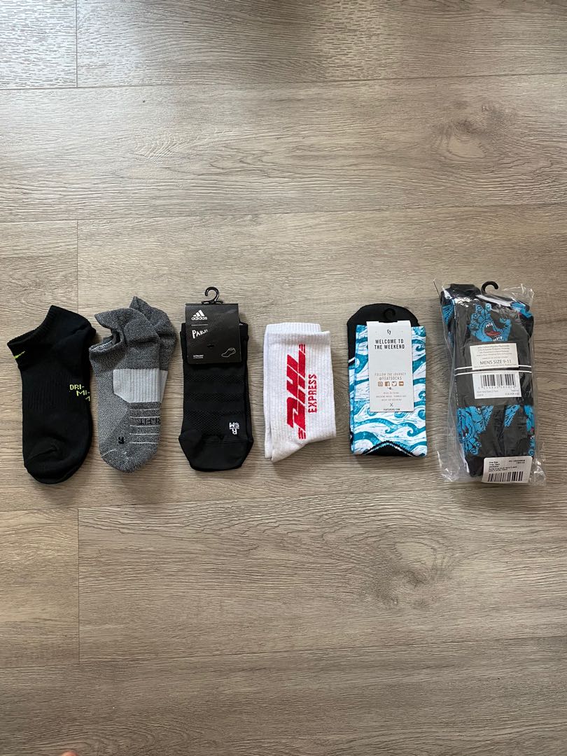 Nike DHL Adidas Santa Cruz Socks, Men's Fashion, Footwear, Sneakers on ...