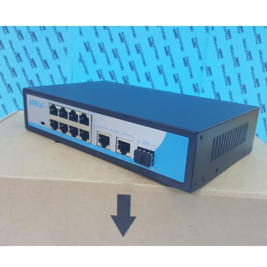 Poe Switch 8PORT with SFP Gigabit, Furniture & Home Living, Security ...