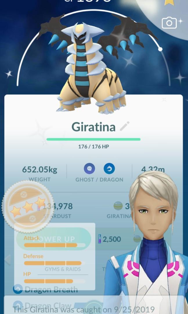 Pokemon Go - Giratina Altered (Shiny), Video Gaming, Gaming Accessories, Game Gift Cards ...
