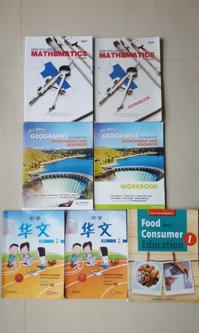 SECONDARY 1 TEXTBOOK, Hobbies & Toys, Books & Magazines, Textbooks on ...