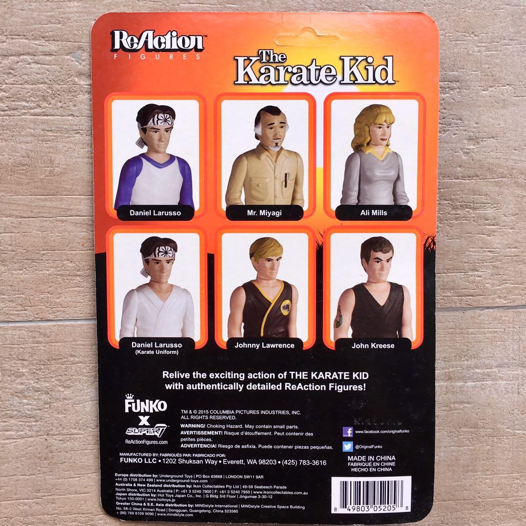 (Set of 4) The Karate Kid 1984 movie Daniel Larusso, Mr. Miyagi, Johnny ...