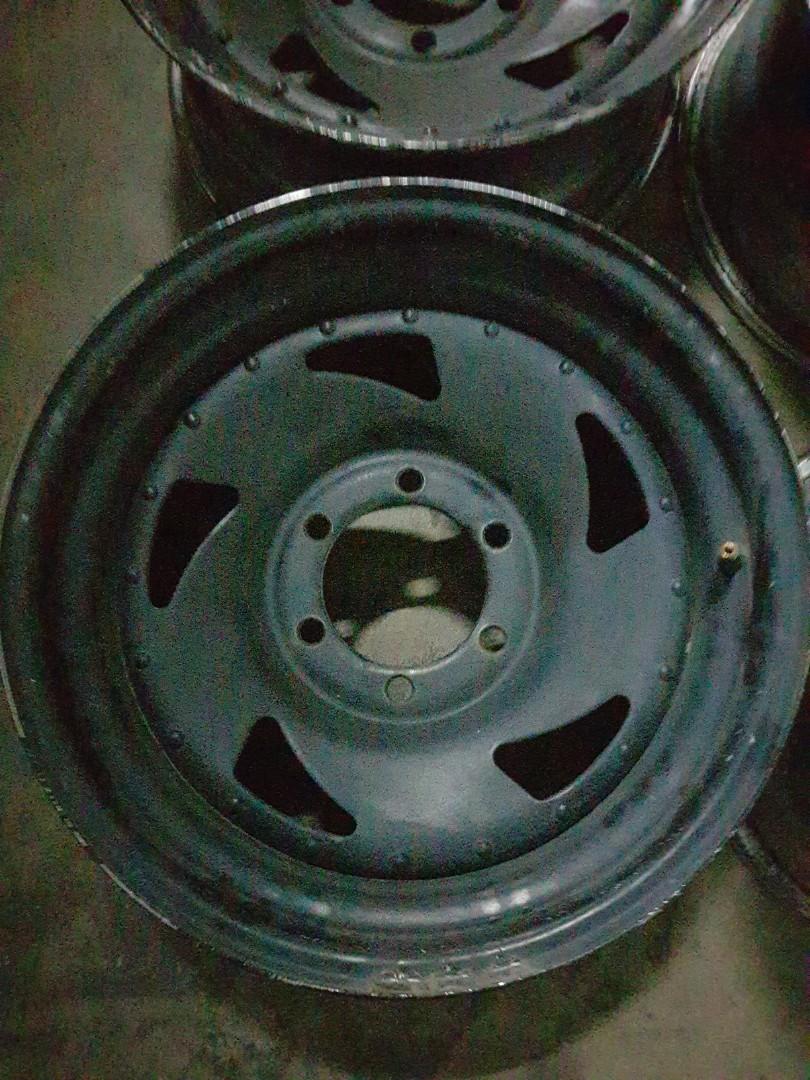 Steel rims for pickup truck suv and hi ace van. Can be use on toyota hi ...